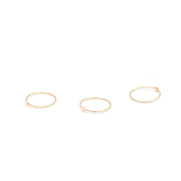 Confetti Dot Stacking Ring