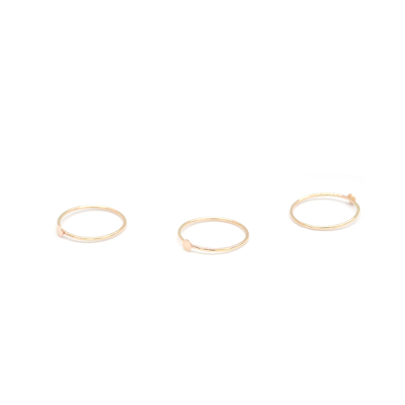 Confetti Dot Stacking Ring