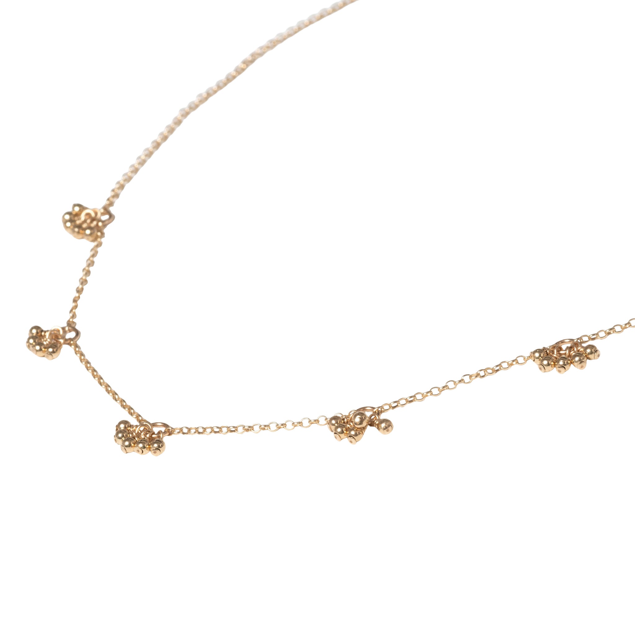 Beaded Metal Mimic Necklace